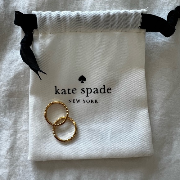 kate spade | Jewelry | Kate Spade Gold Ring Size 5 Full Circle Two ...